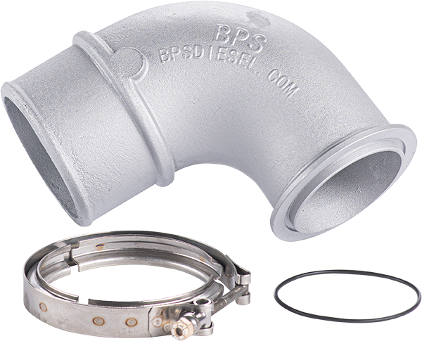 BPS Diesel 90 Degree V Band Turbo Elbow - Performance Upgrade